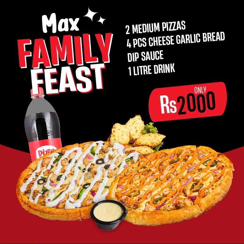 Max Family Feast Deal - Pizza Max