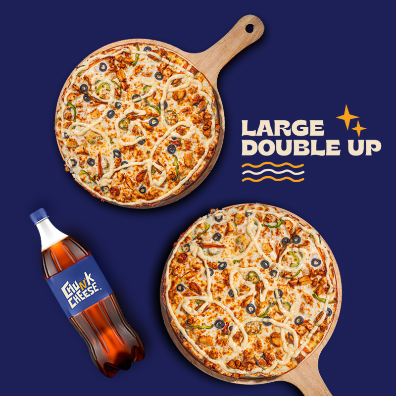 Large Double Up - Chunk N Cheese